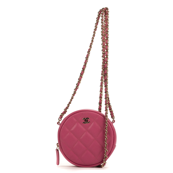 CHANEL | Bags | Chanel Round Chain Crossbody | Poshmark